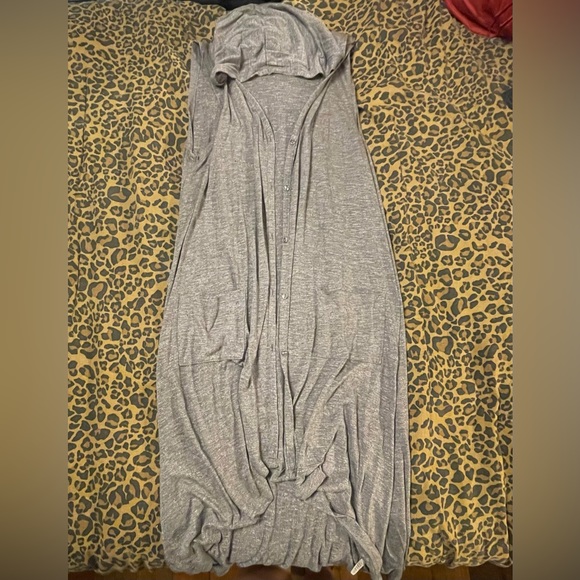 h.i.p. | Tops | Buckle Hip High Low Hooded Vest | Poshmark